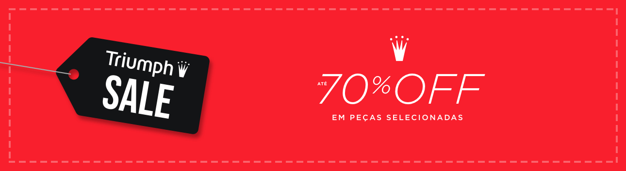 Outlet - Sutiãs, Calcinhas e Modeladores Triumph com Desconto